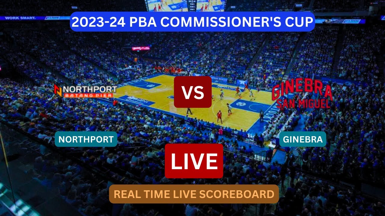 NorthPort Vs Ginebra LIVE Score UPDATE Today Basketball PBA ...