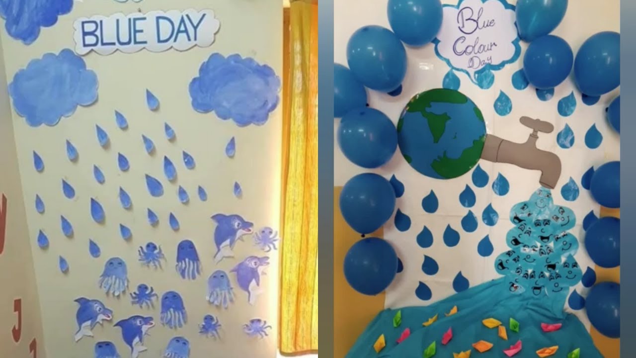 Blue Color Day Activities For Children - YouTube