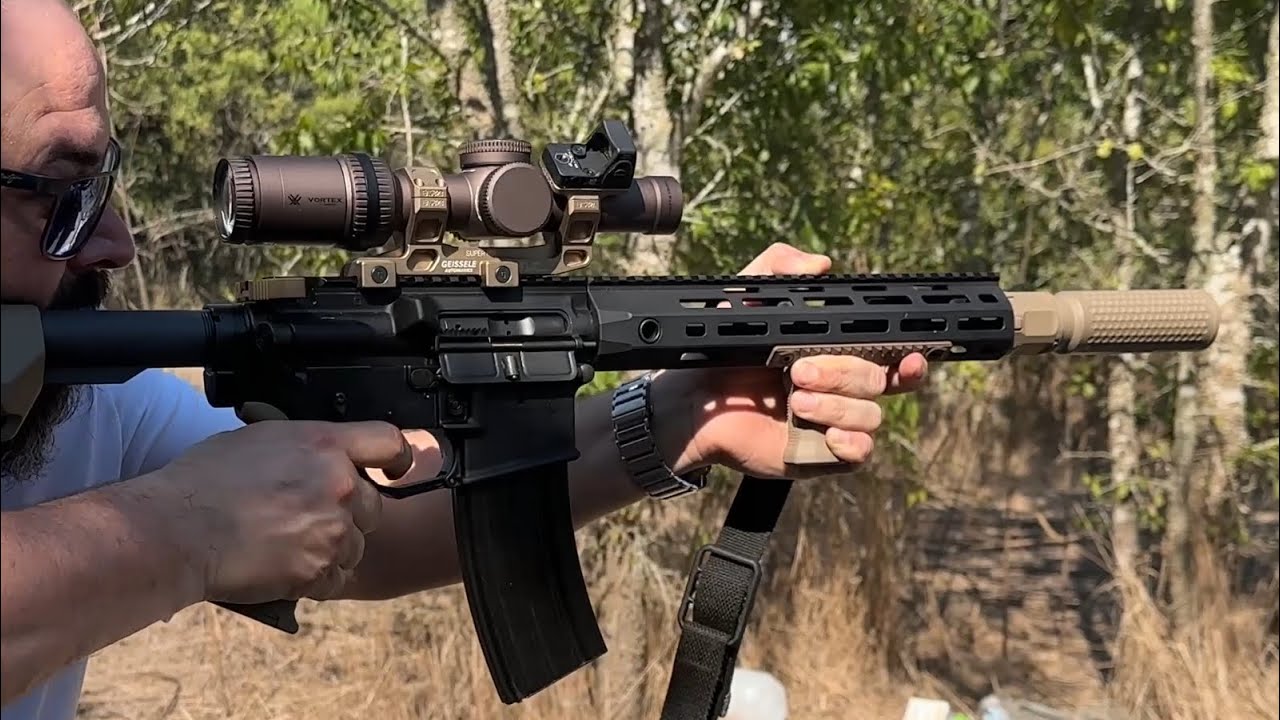 KAC SR15 11.5 | KAC QDC CRS PRT SUPPRESSOR - YouTube