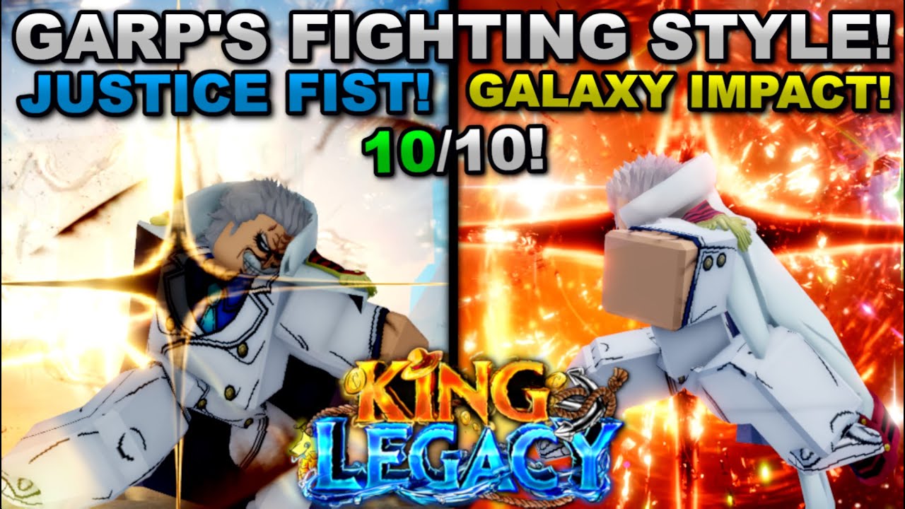 Getting Garp's Justice Impact Fighting Style In Roblox King Legacy ...