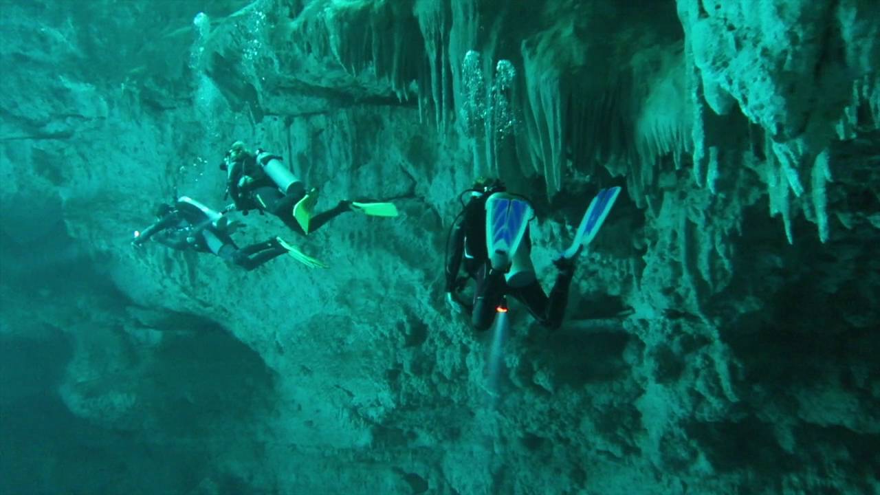 The Pit, Cenote Diving in Mexico - YouTube