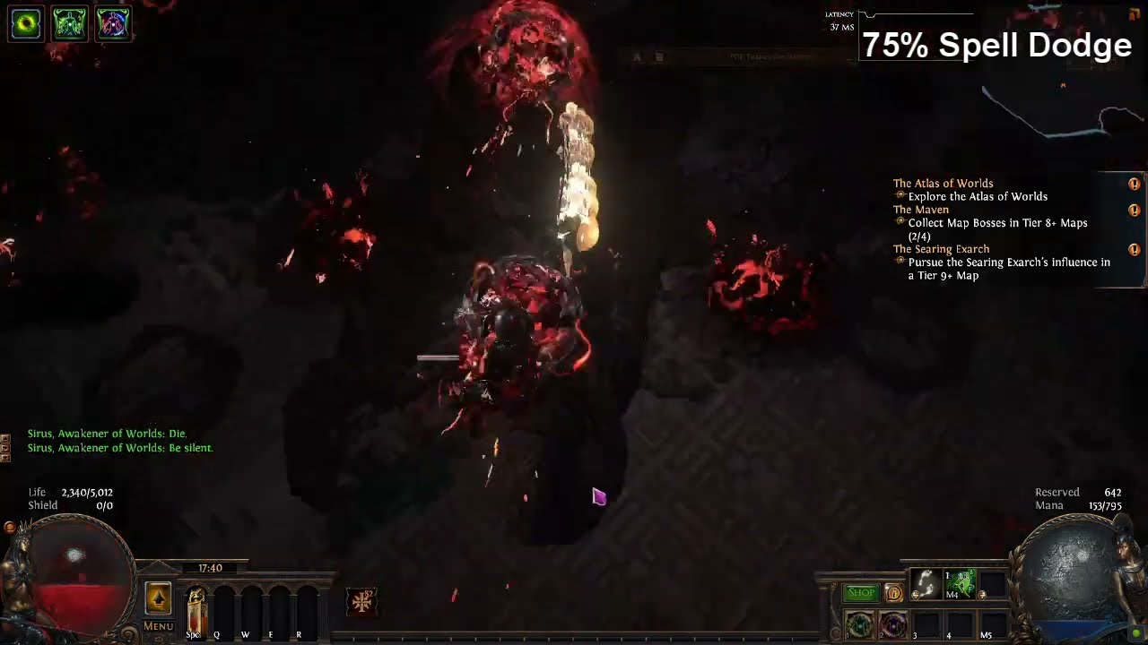 Sirus testing - 100% Spell suppression vs 75% Spell dodge - YouTube