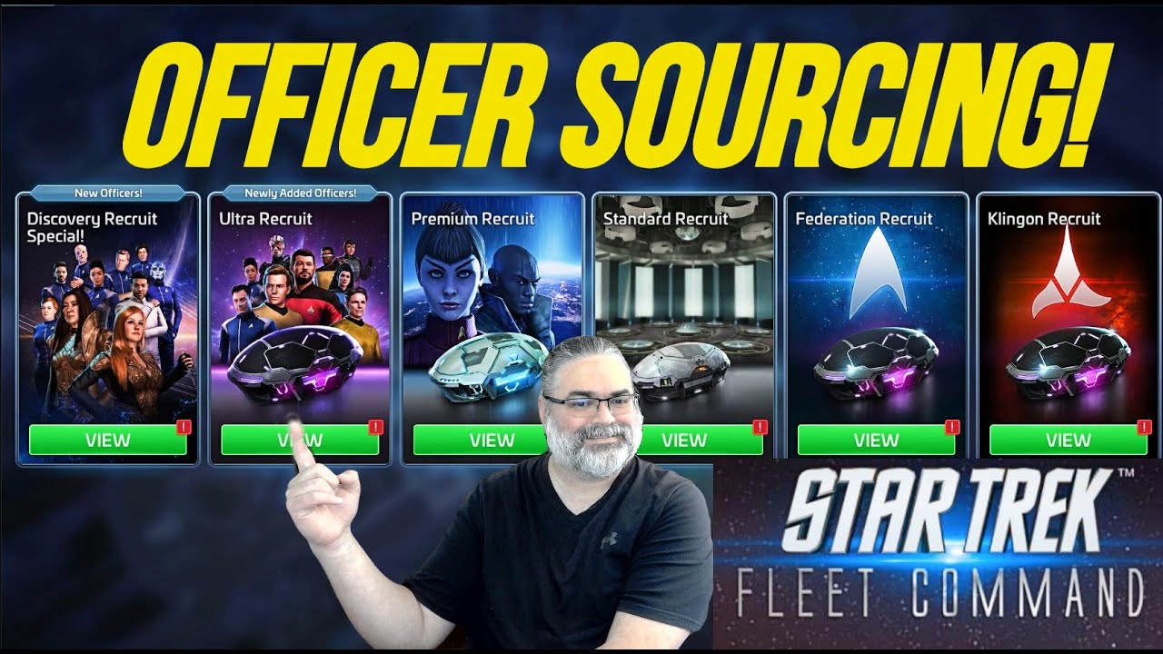 Star Trek Fleet Command: Officer Sourcing Update! Ultra Recruit Chest ...