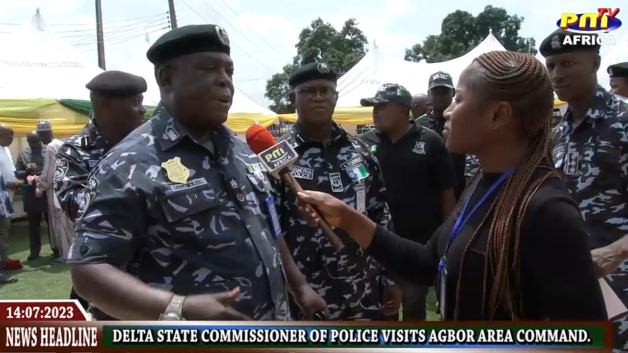 DELTA STATE COMMISSIONER OF POLICE VISITS AGBOR AREA COMMAND 2023 ...