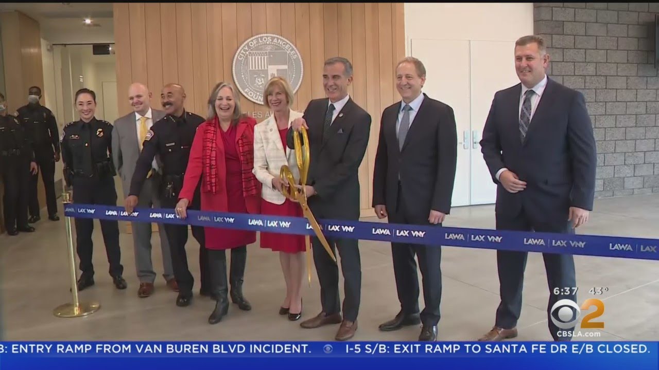LAX Police Unveils New $216M Headquarters Building - YouTube