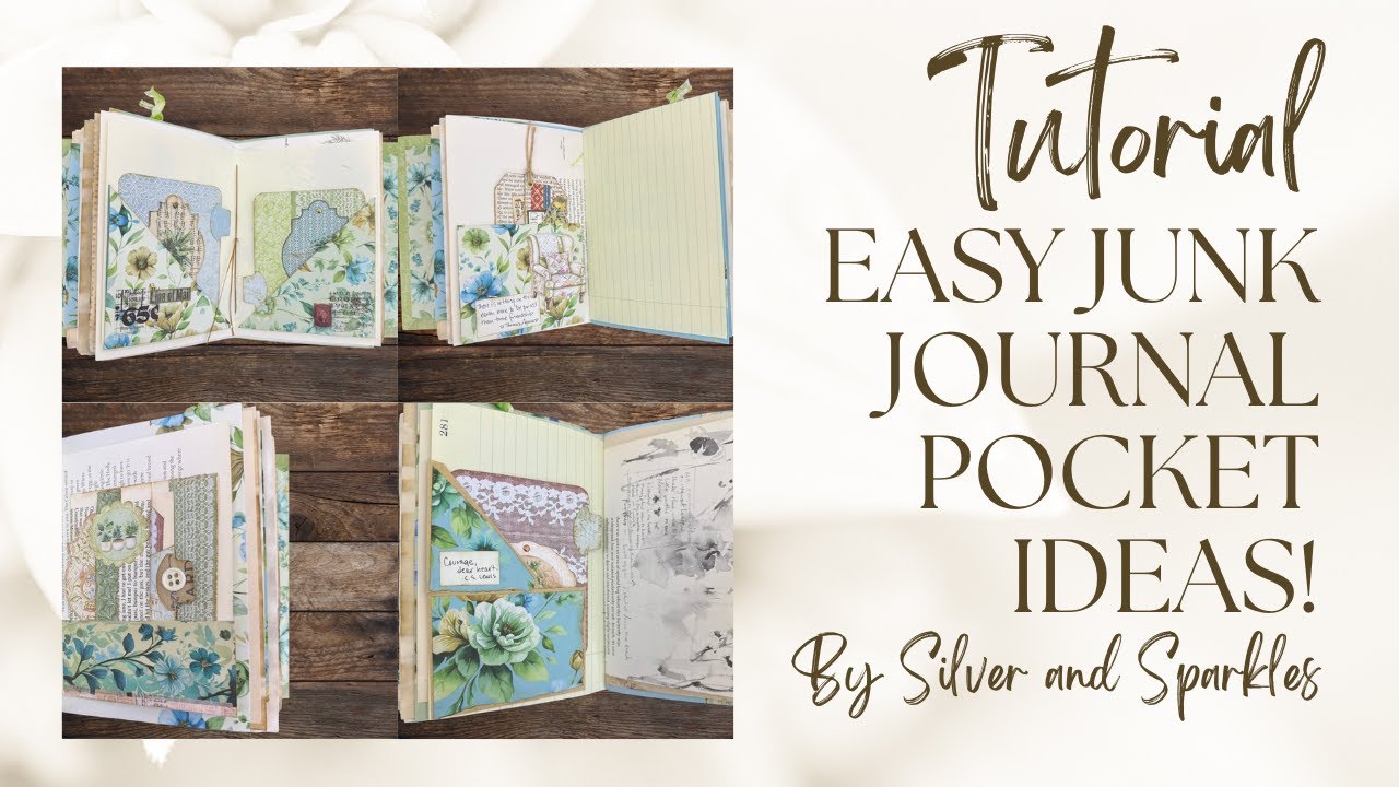 Little Golden Book Journal Part 4 - Five Easy Pocket ideas! # ...