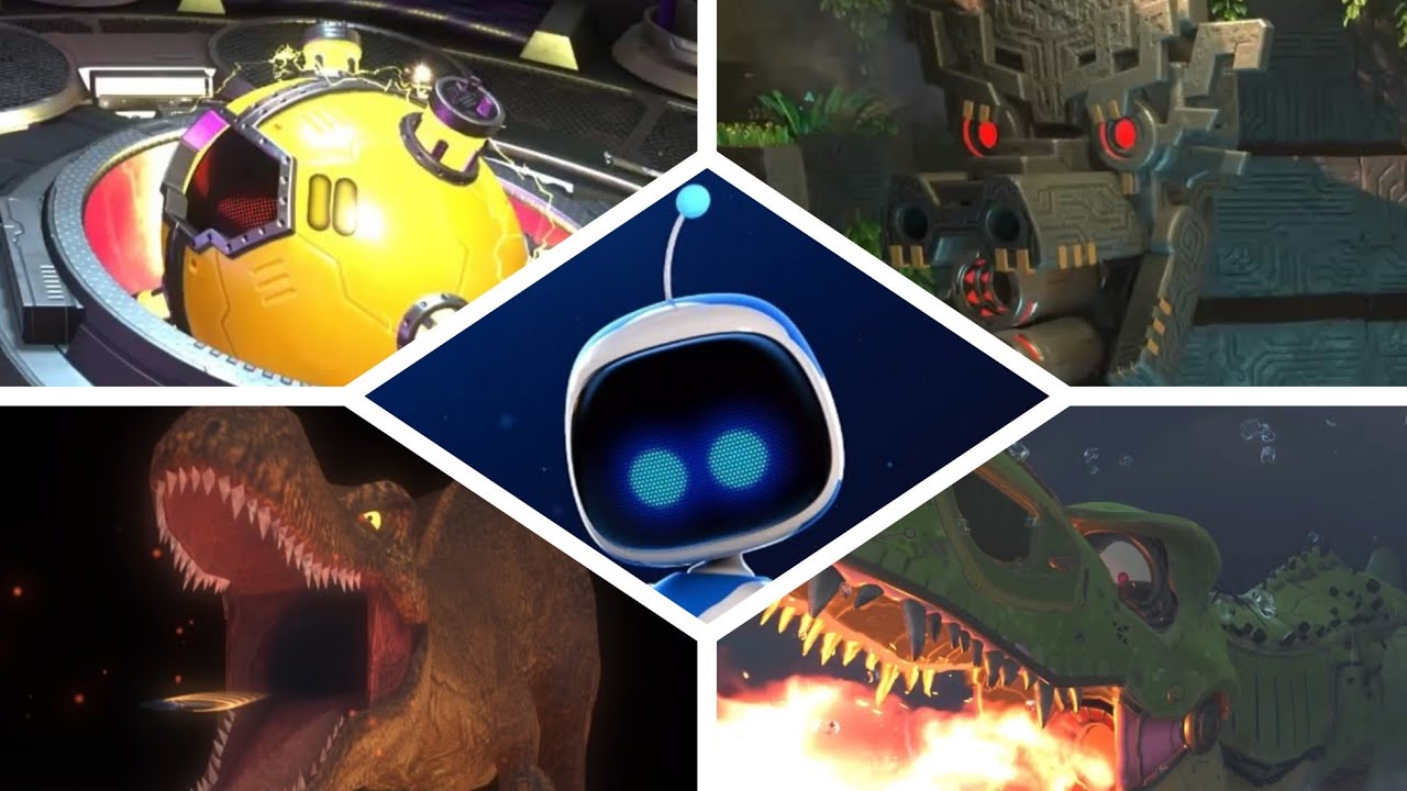 Astro's Playroom All Bosses Fights Español PS5 (4K 60fps) - YouTube