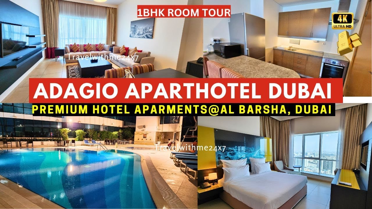 Adagio Premium ApartHotel Dubai Al Barsha Reviews & Room Tour - Hotel ...
