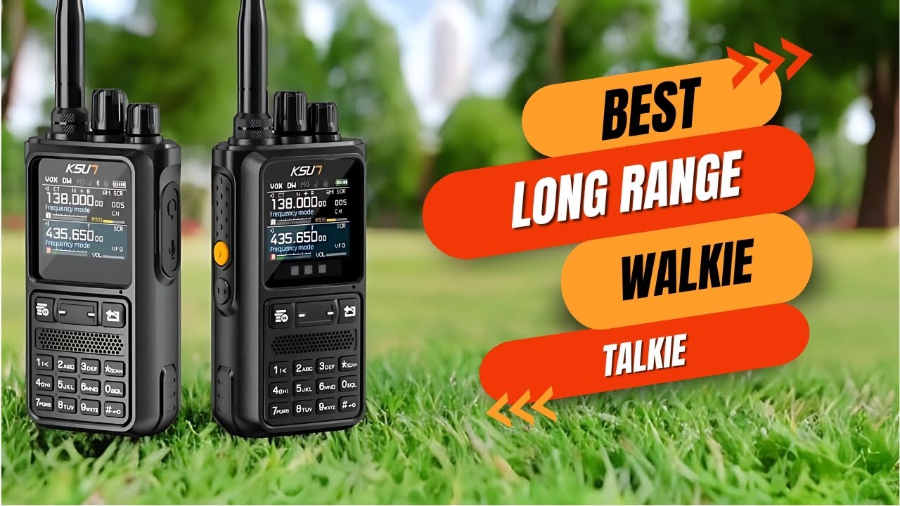 Best Long Range Walkie Talkie | Dual Band HAM Radio, Flashlight ...