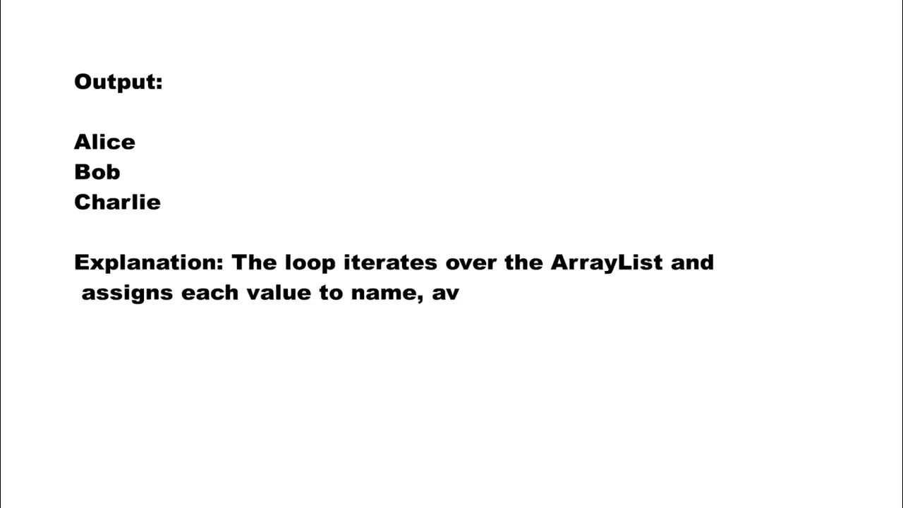 Ehanced For Loop In Java Tutorial For Beginners - YouTube