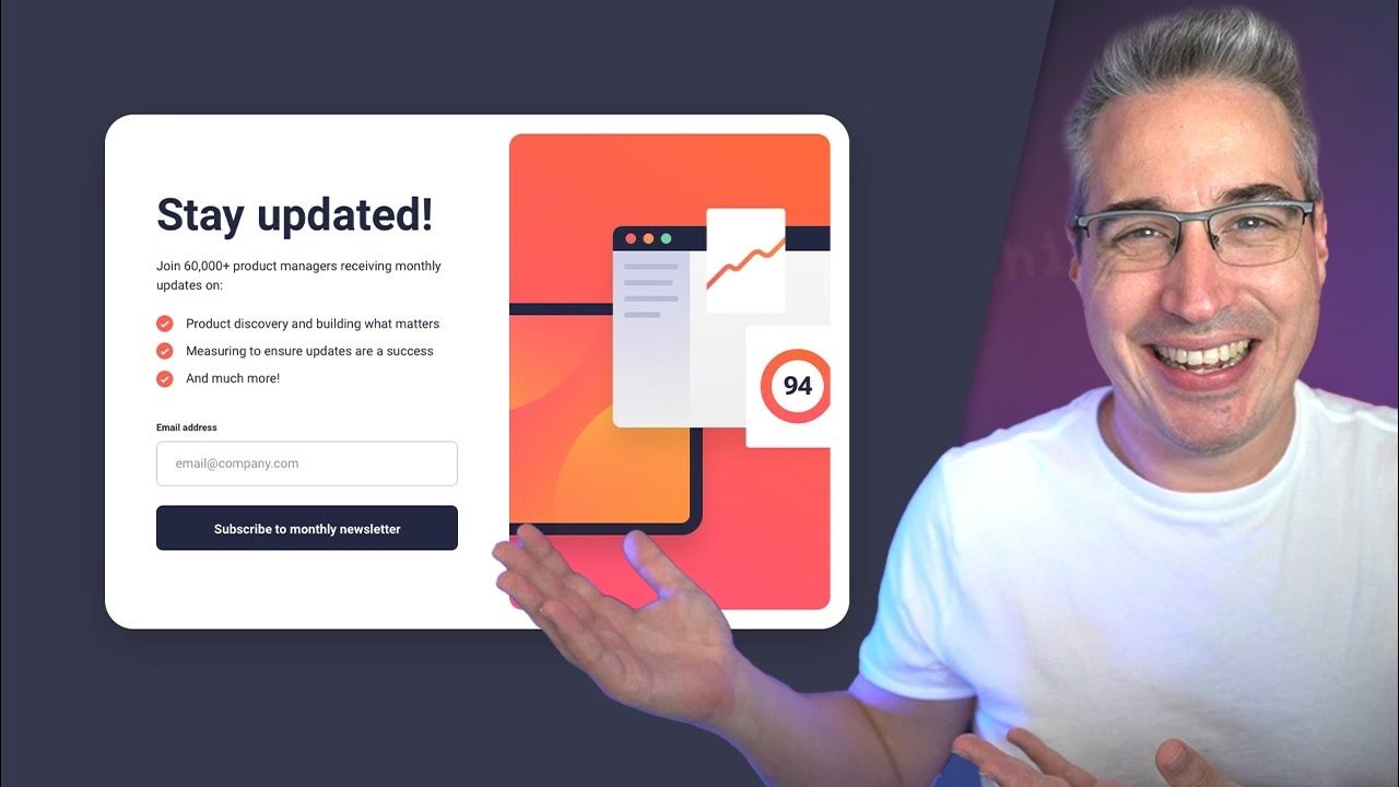 Design to Code // HTML & CSS from scratch // Frontend Mentor Form - YouTube