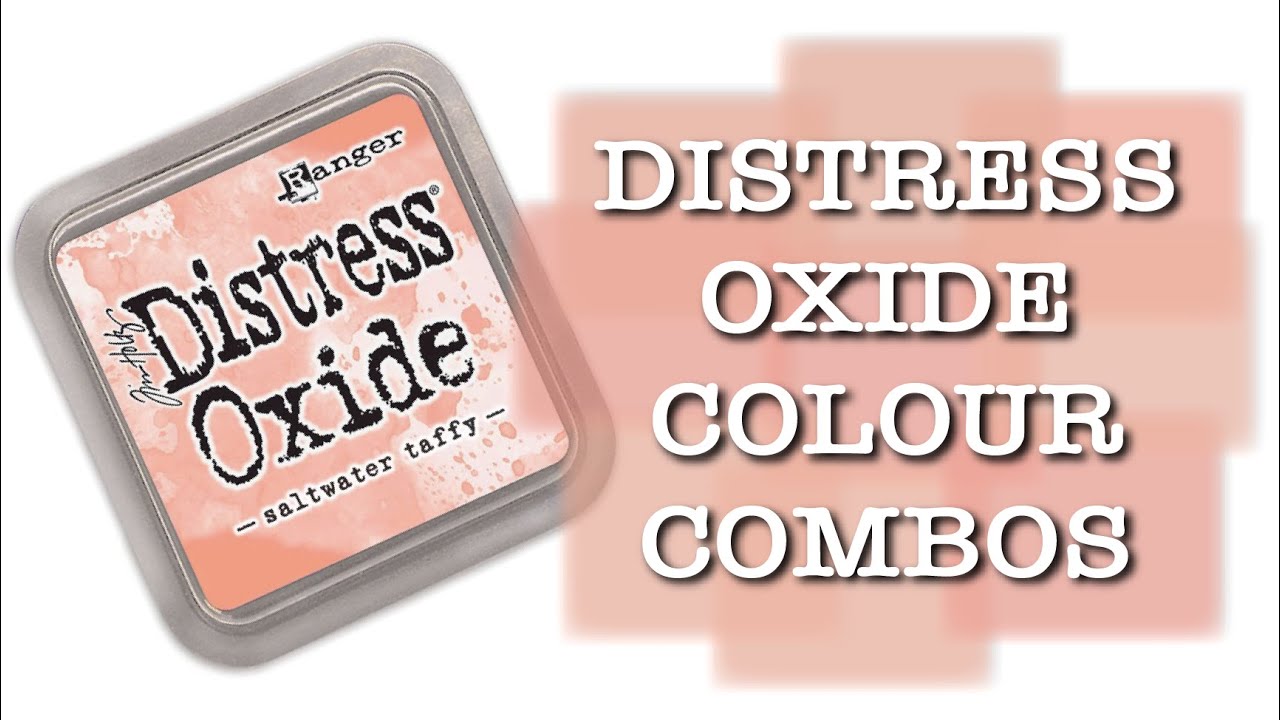 DISTRESS OXIDE INK COLOUR COMBINATIONS - Saltwater Taffy - YouTube