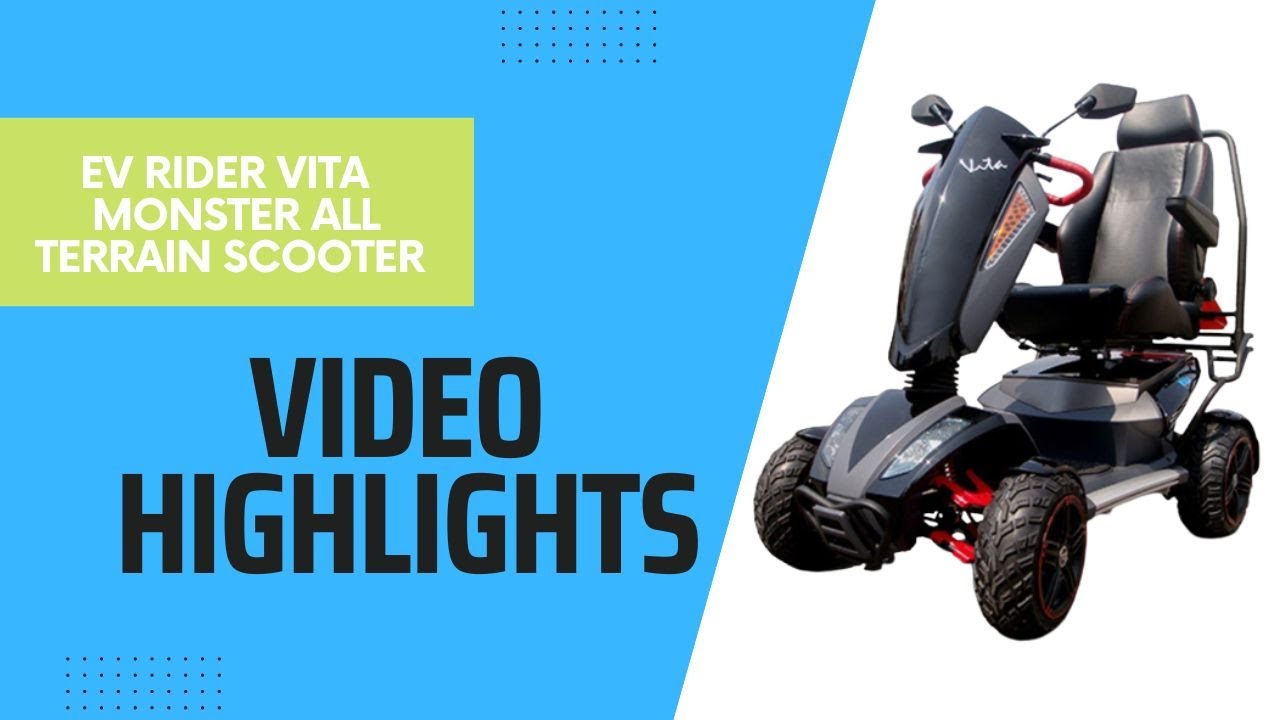 EV Rider Vita Monster Mobility Scooter [2024] - YouTube