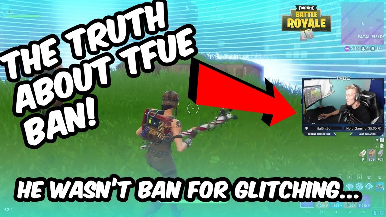 THE TRUTH AND PROOF ABOUT TFUE BAN! It wasn't for glitching... - YouTube