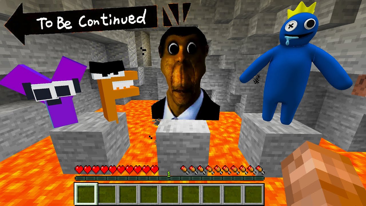 RAINBOW FRIENDS and ALPHABET LORE which to save and OBUNGA | = | THOMAS ...