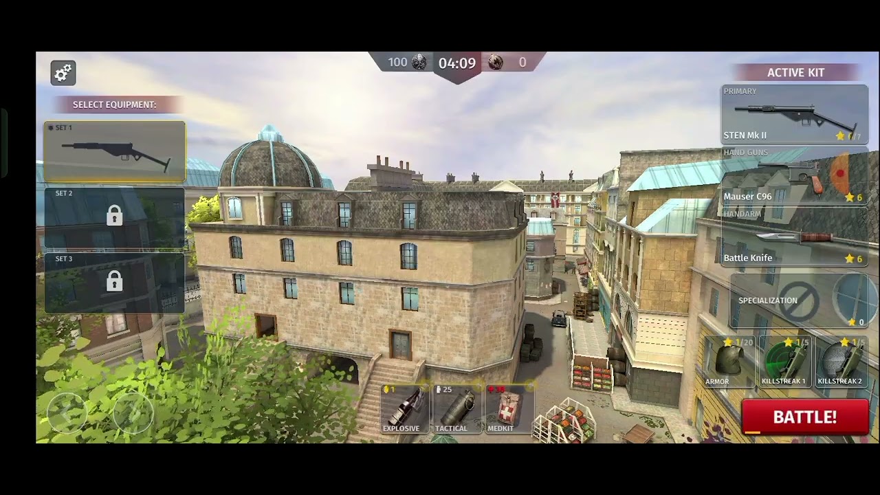 World War II battle combat game part 1 enjoy the gamplay - YouTube