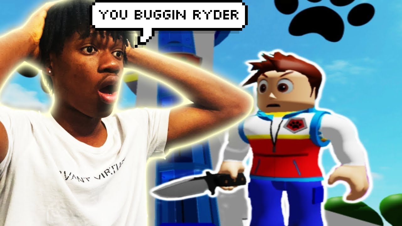 Roblox Survive The Killer, But It's Ryder From Paw Patrol... (Roblox ...
