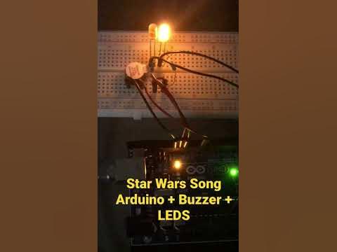 Star Wars Song on Arduino with Buzzer and LEDs #Shorts #Arduino # ...