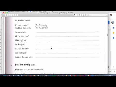 Video 14| Norvecce`de kisa cevap nasil verilir?