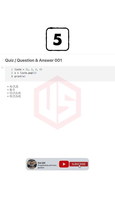 Yeni Başlayanlar Için Python Soruları 001 Python Quiz For Beginners Coding Programming Python
