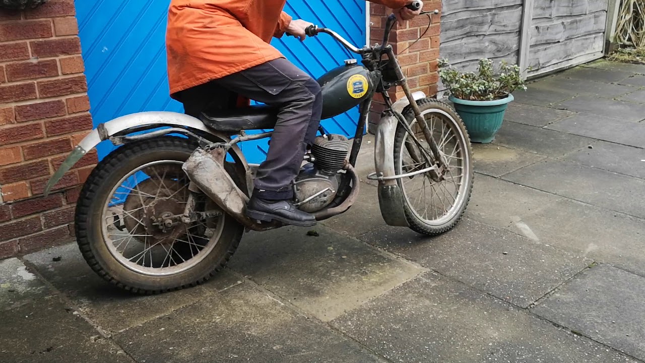 D7 Trials Bantam test ride - YouTube