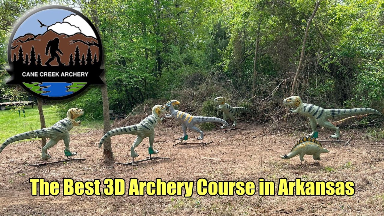 Cane Creek Archers Arkansas Best 3D Archery Course - YouTube