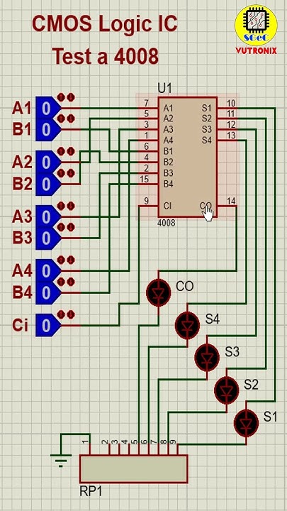 [SGeC] 4008 CMOS Logic IC | 4-Bit Full Adder WithParallel Carry Out ...