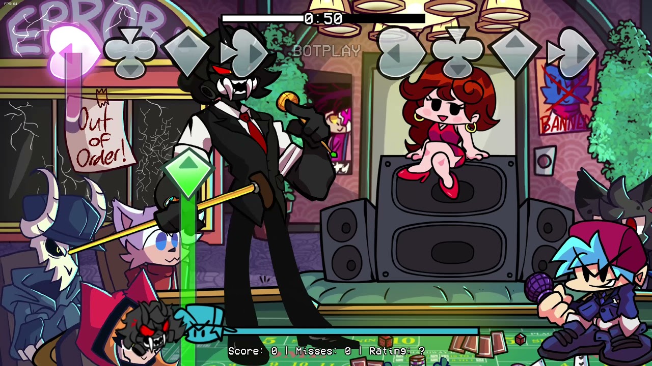 FNF Ejected | Vs BlackJack - The Stakes Are High - YouTube