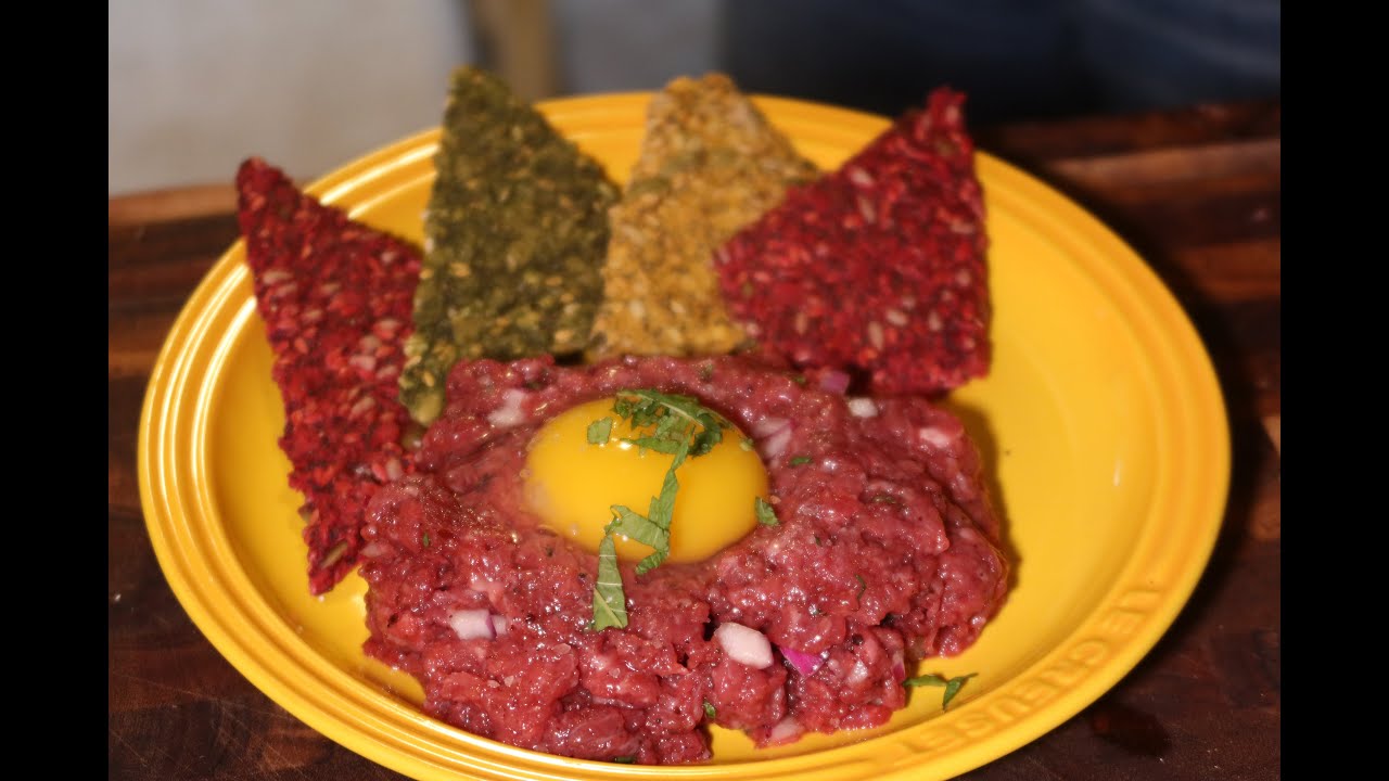 Bison Tartare made Native American Style - YouTube