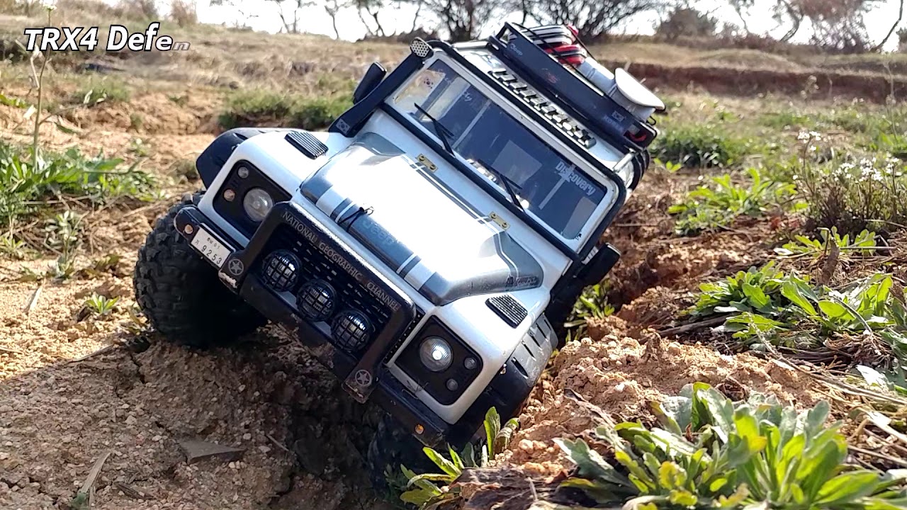 Traxxas TRX4 Defender Off Road Trail - YouTube