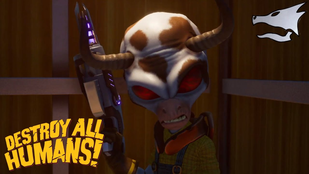 Destroy All Humans Remastered Part 9: SPLASH OF COW - YouTube