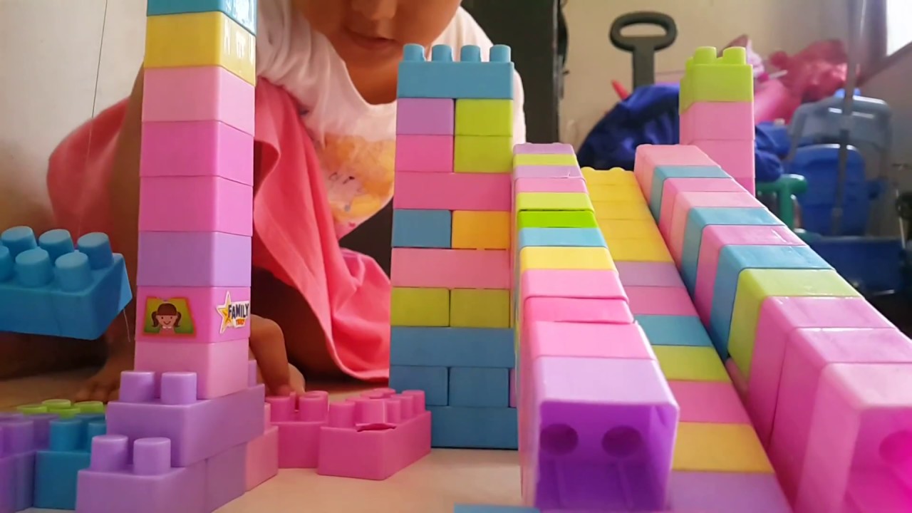 membuat mainan lego taman bermain - YouTube
