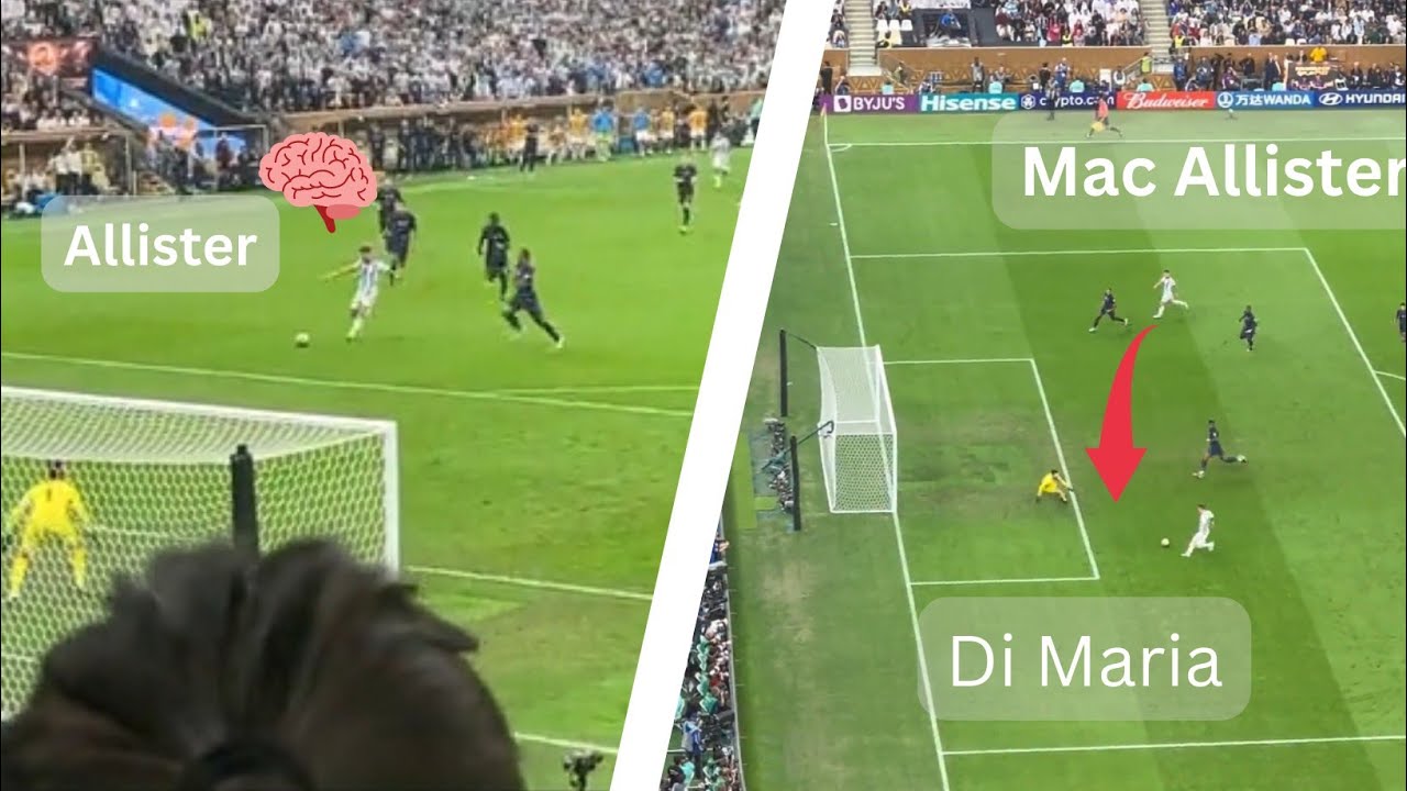 Mac Allister insane Assist to Di Maria - Such a baller - YouTube