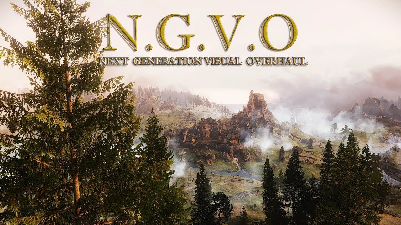 Skyrim Se NGVO Modpack Visual Only Ep 1 Magic Female Breton - YouTube