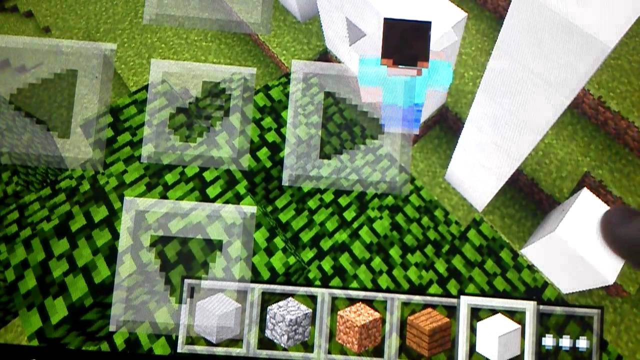 How to make the Hollywood sign in minecraft pe - YouTube