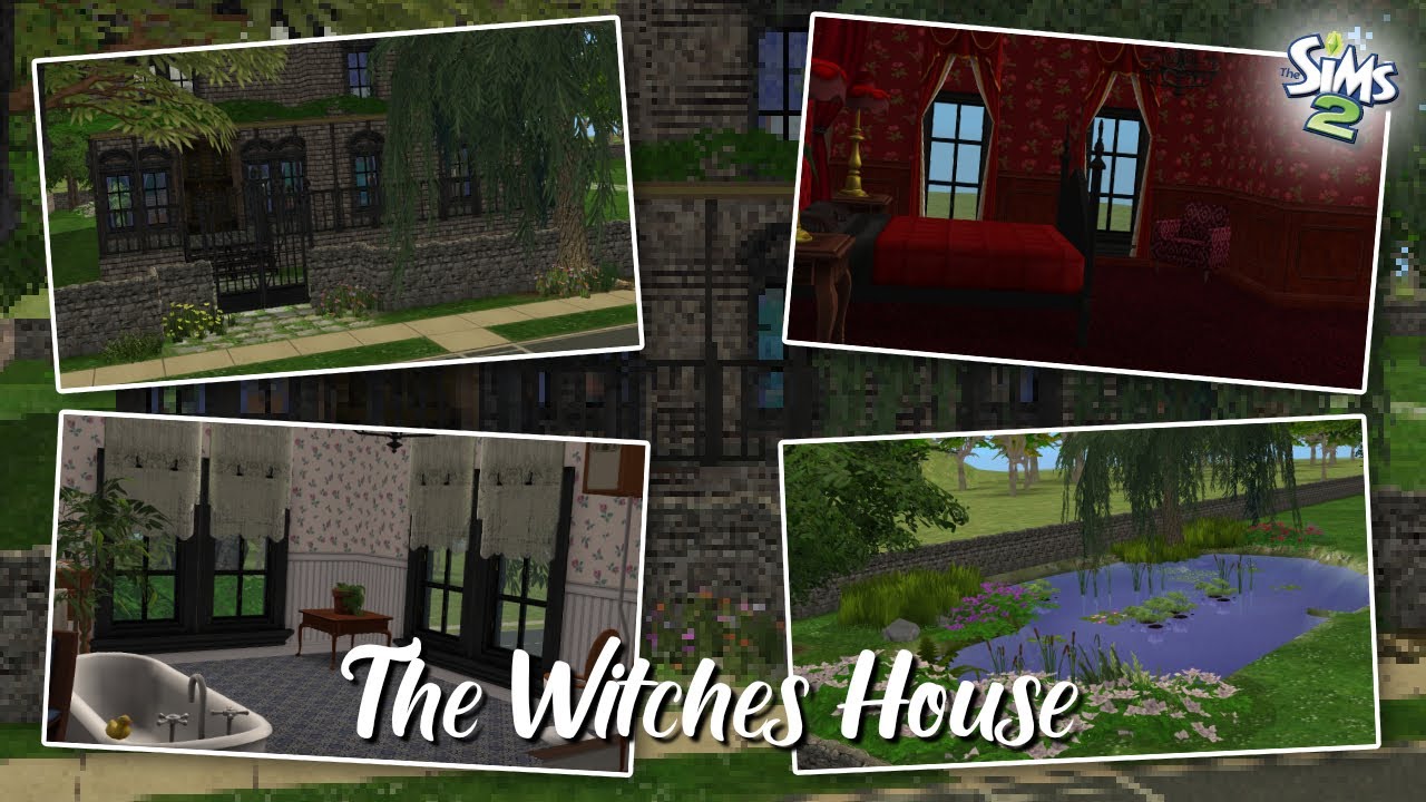 The Witches House | The Sims 2 Speed Build with CC - YouTube