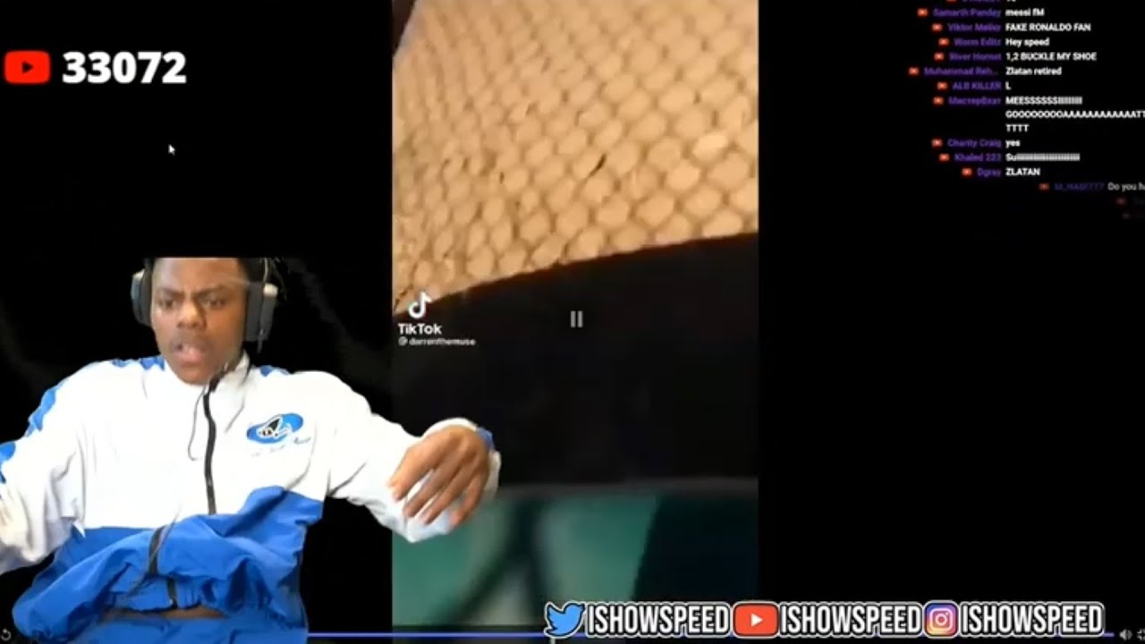 iShowSpeed Gets Jumpscare by the Baseball ⚾ (Video Freeze) - YouTube