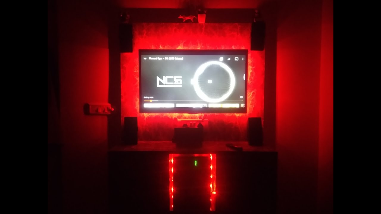 #ledbacklighting How to install LED light strips behind TV l LED TV ...