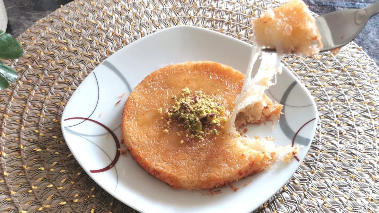 الكنافة النابلسية بالجبنة من مطبخ بتول قوجة # Knafeh Nabulsi mit Käse aus der Küche von Batool ...