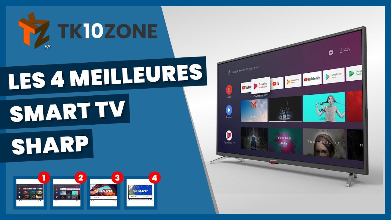 Les 4 meilleures smart tv sharp - YouTube
