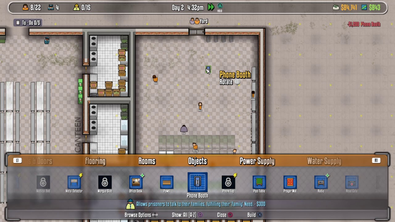 Prison Architect PS4 Getting A Prison Started pt 2 - YouTube