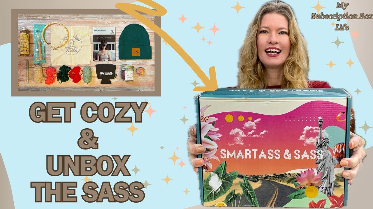 Smartass & Sass | Get Cozy & Unbox the Surprises! | November 2023 - YouTube