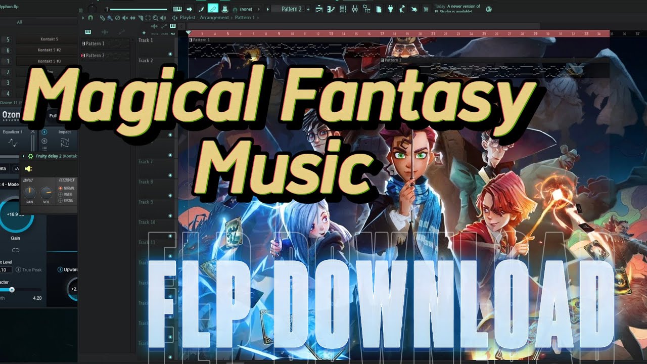 [FLP] Magical Fantasy Music #1 | FL Studio Project Download - YouTube