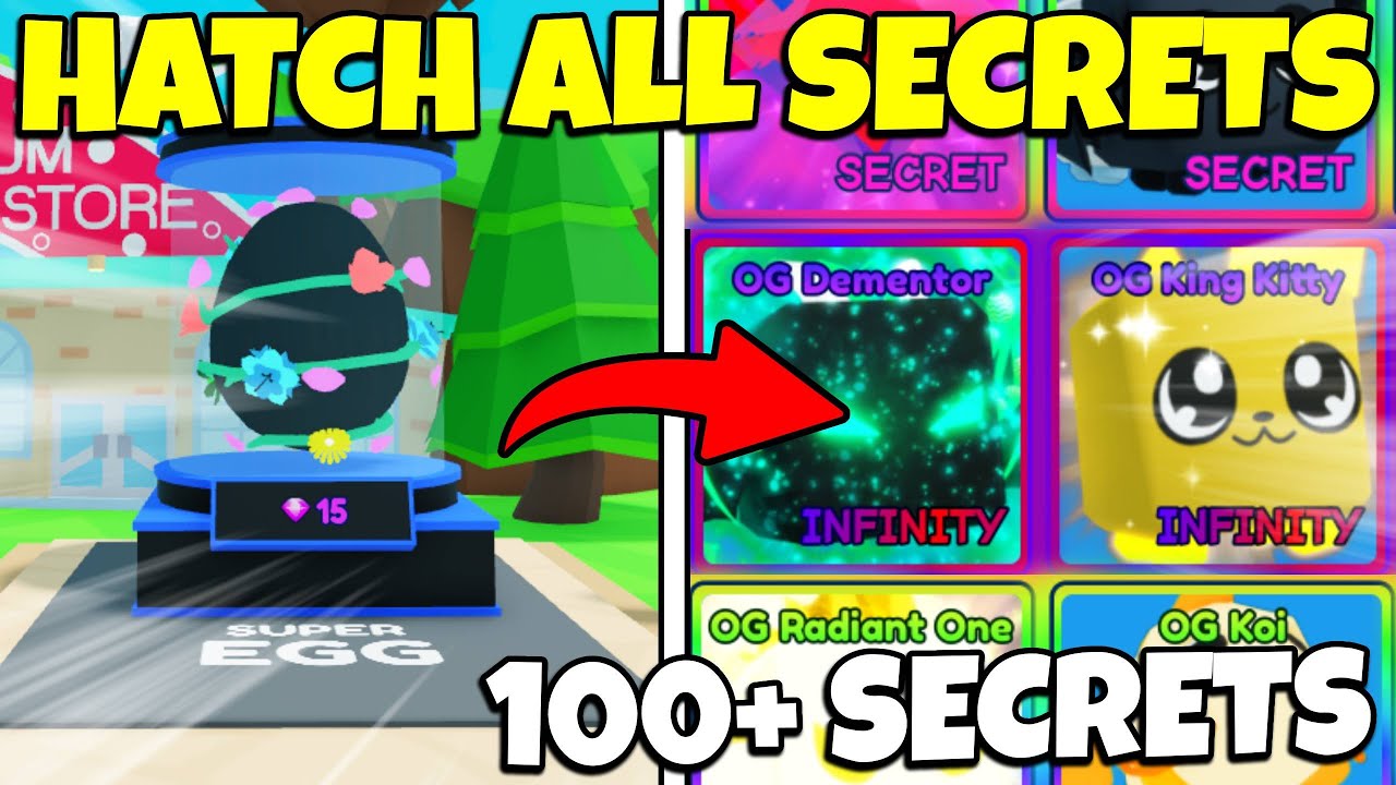 HOW TO HATCH ALL SECRETS FROM THE OG PART 2 EVENT UPDATE! - BEST ...