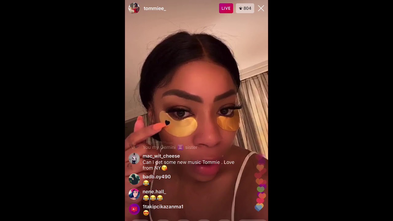 Tommie From Love & Hip-hop Atlanta Streams Live - YouTube