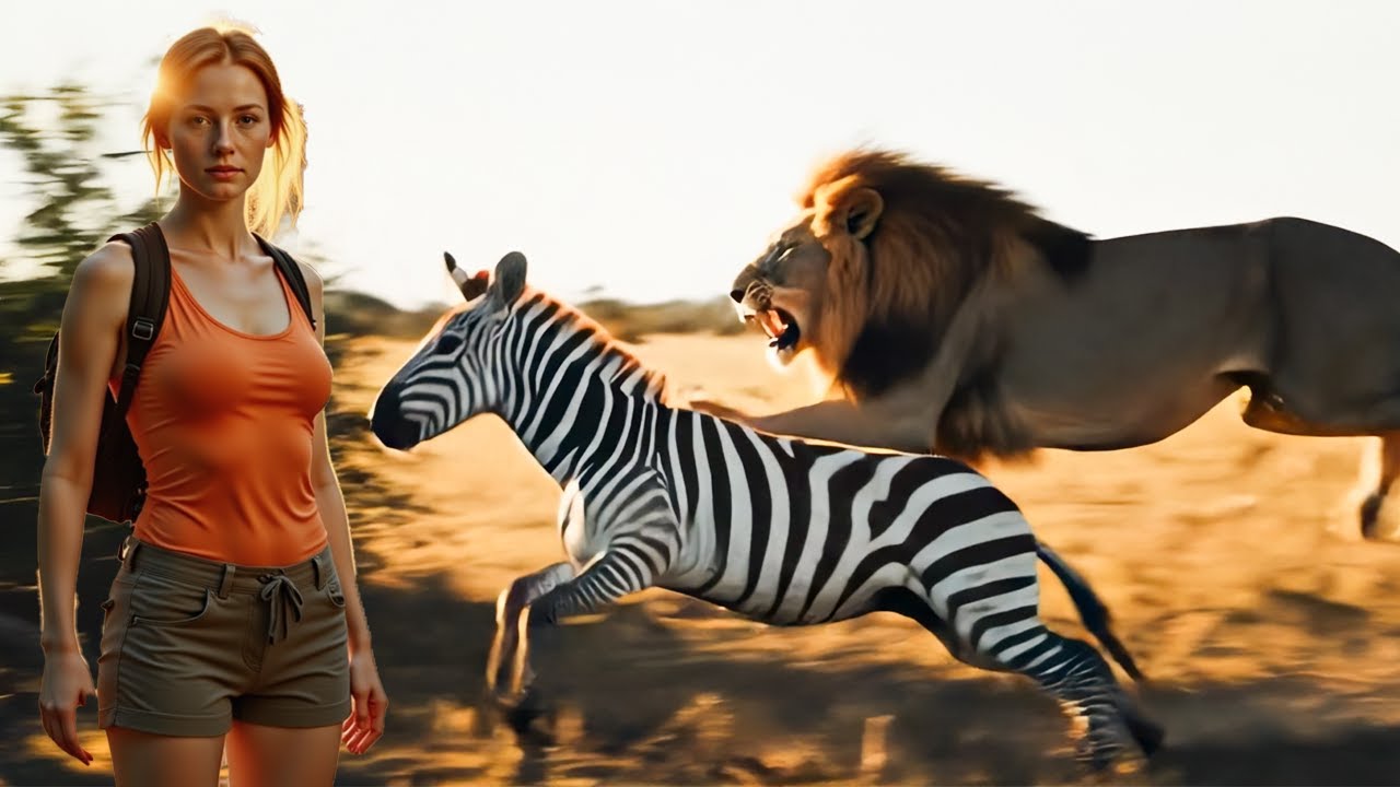 Animal Rescue Story - I rescued ZEBRA from LION and Bees! Woman Power ...