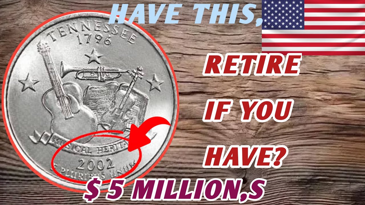Rare 2002 D Tennessee Quarter Dollar Value History & Key Features - YouTube