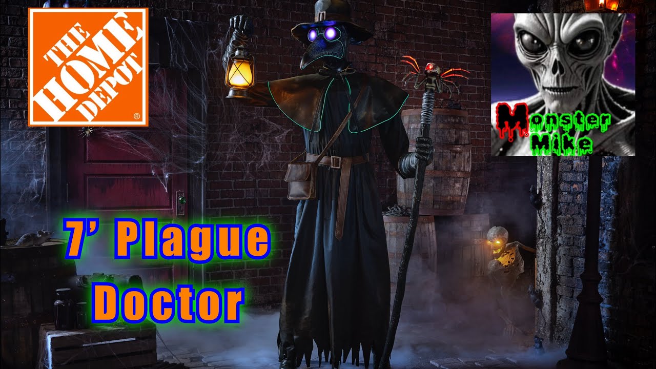 Home Depot’s Plague Doctor Halloween animatronic - YouTube