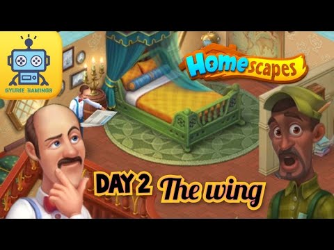 Homescapes Storyline : Day 2 - The Wing - YouTube