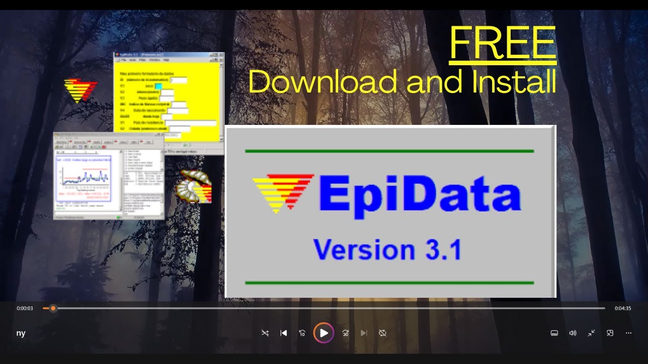 Epidata v3.1 Download and Installation || Lagun Channel - YouTube